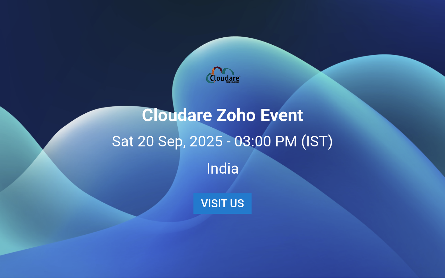 Cloudare Zoho Event